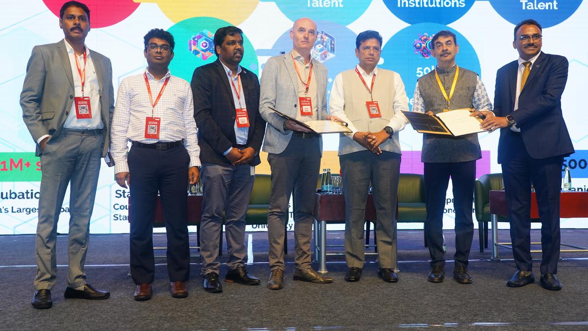 Telangana signs MoU for World Trade Centre at AI City - The Hindu